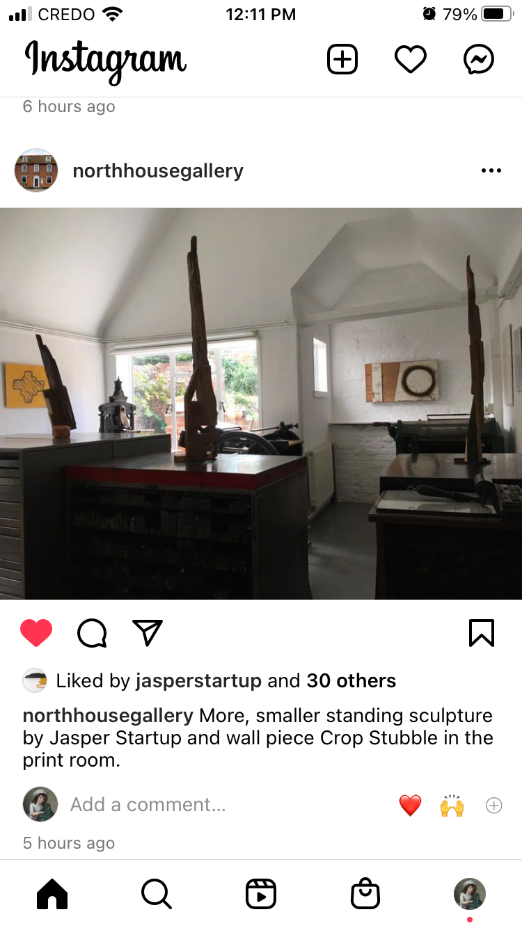 Jasper Startup: exhibit at North House Gallery | Hetty Startup's blog